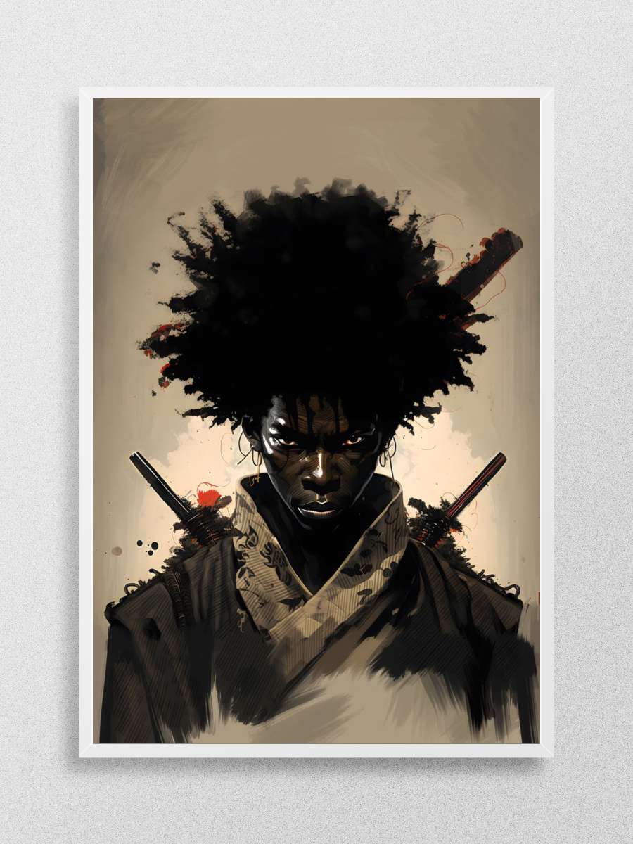 Black Samurai Anime Poster Çerçevesiz Yüksek Kalite Anime Duvar Poster ...