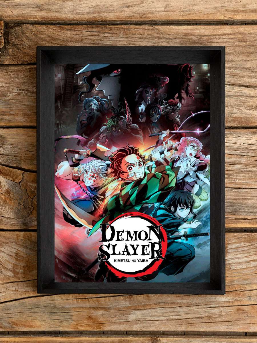 Demon Slayer All Character Anime Poster Çerçevesiz Yüksek Kalite Anime ...
