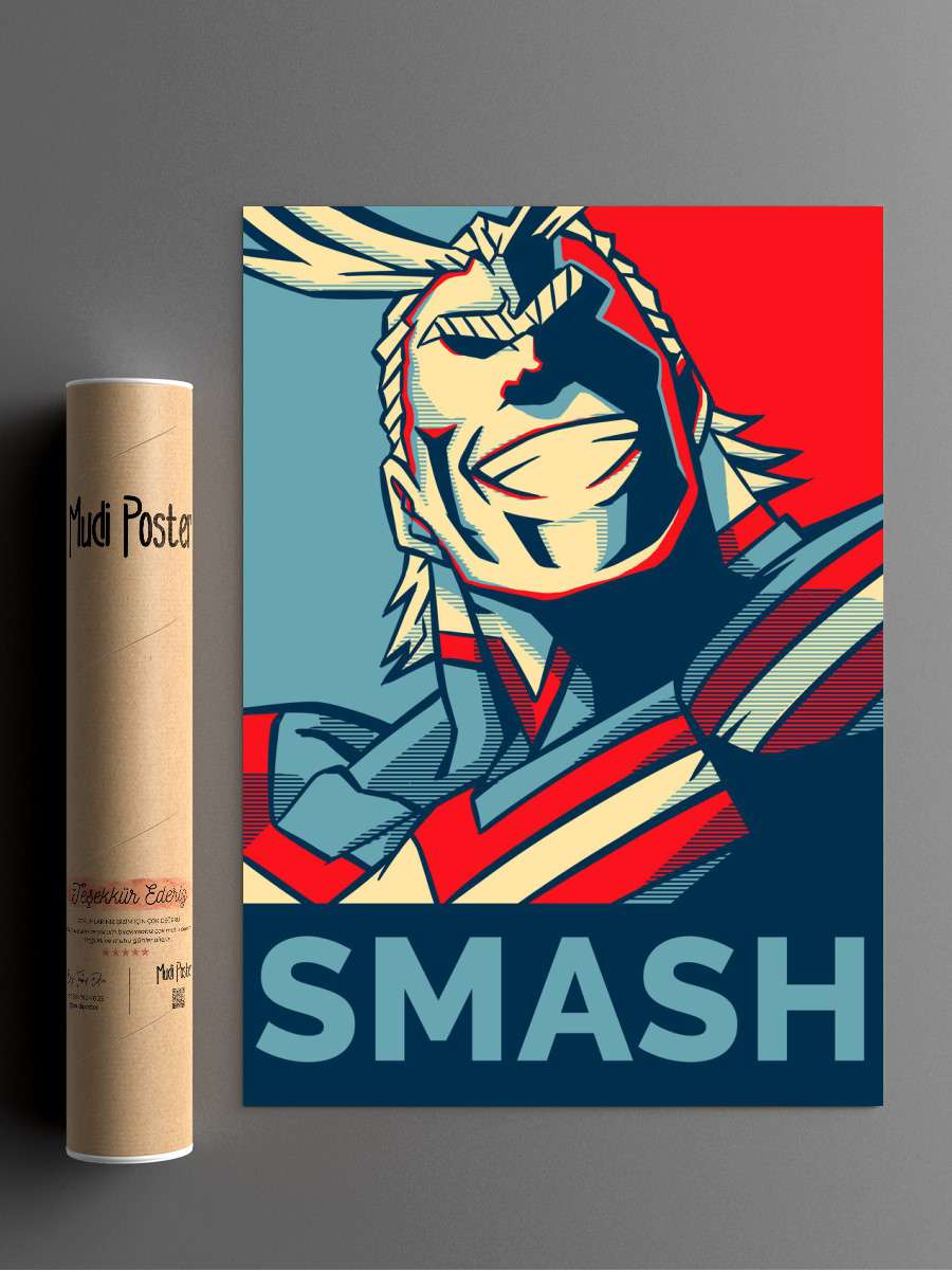 SMASH Anime Poster Çerçevesiz Yüksek Kalite Anime Duvar Poster | Poster ...