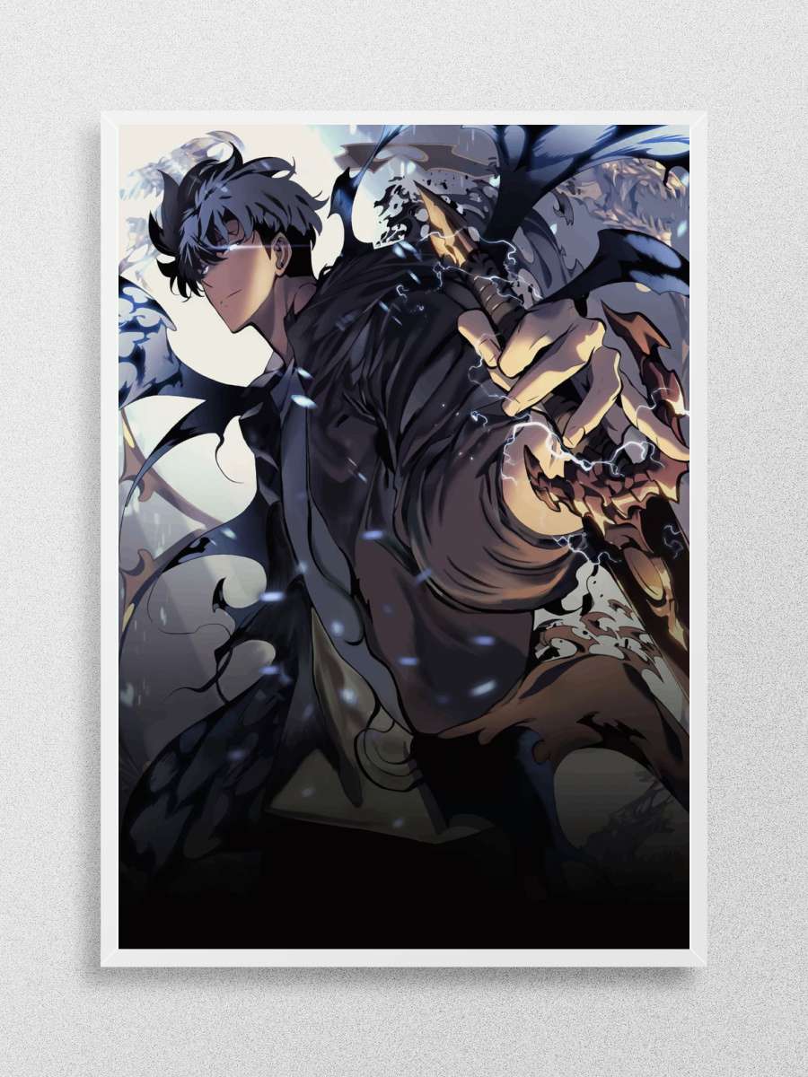 Solo Leveling Anime Poster Çerçevesiz Yüksek Kalite Anime Duvar Poster ...